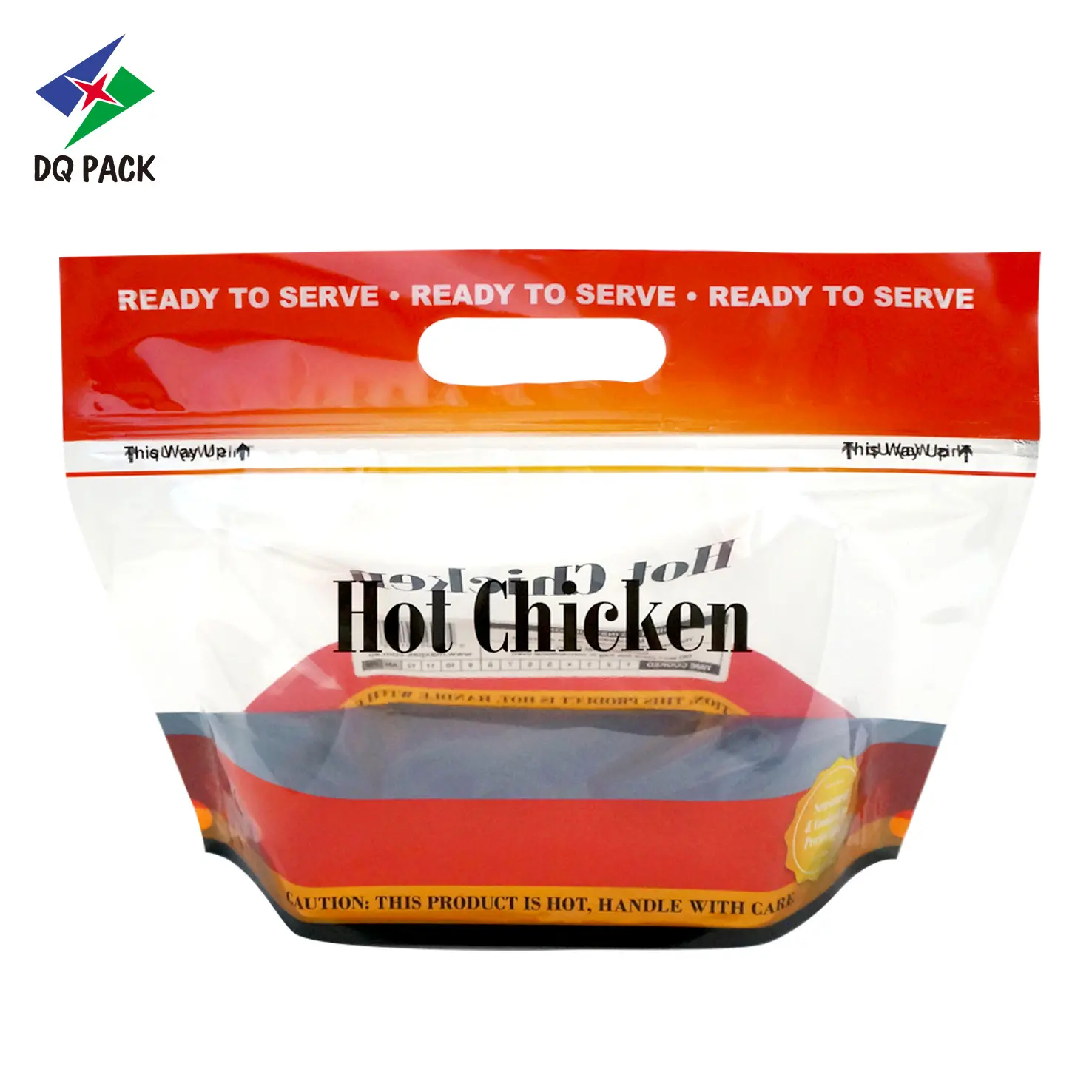 Custom Roast Chicken Packaging, Resealable Bags Manufacturer