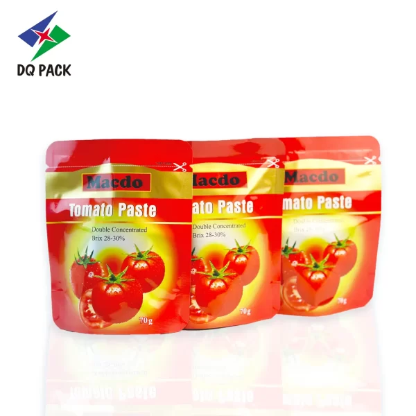 Custom Sauce Packaging Pouch, Condiments Packaging Factory