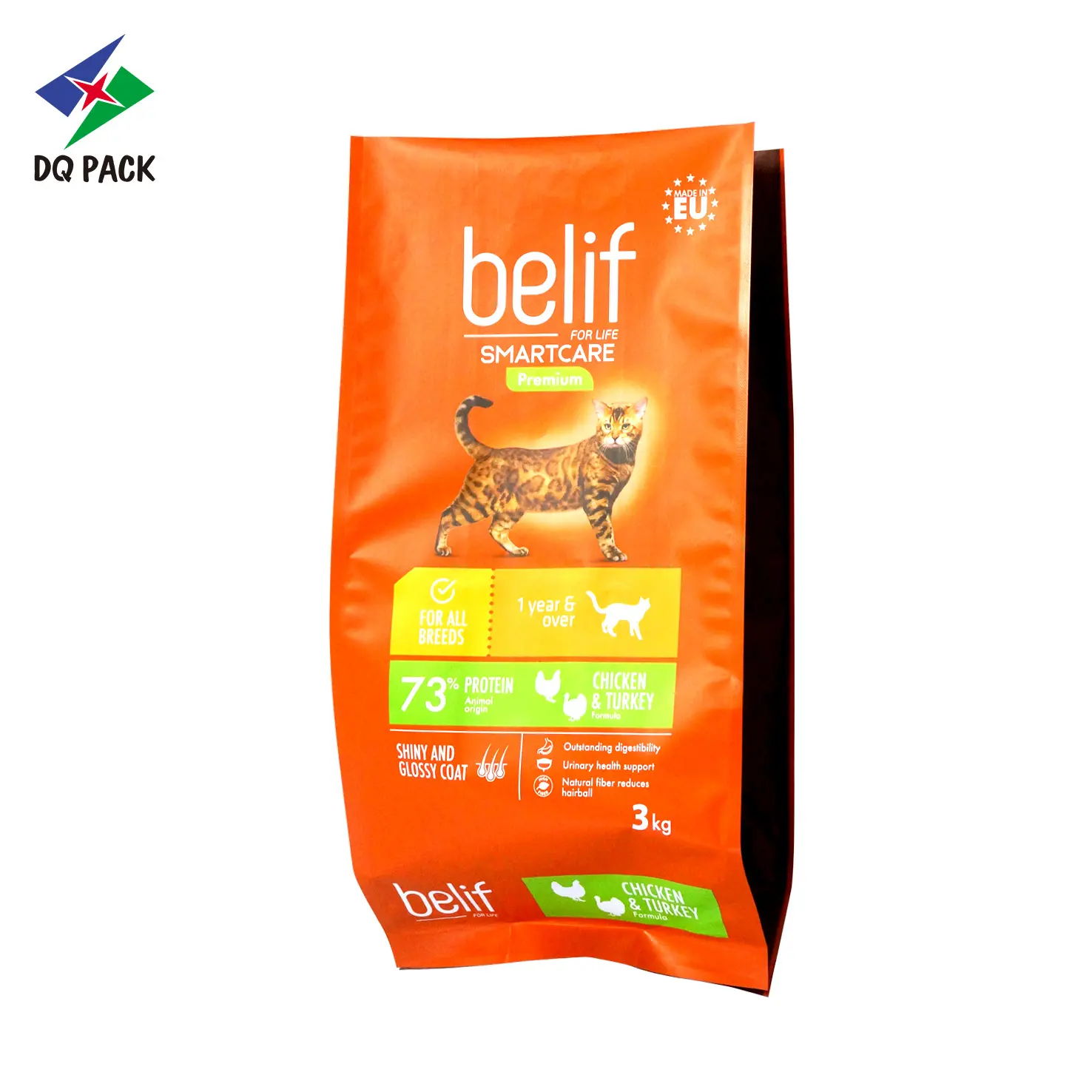 Custom Cat Food Pouches , Pet Packaging Bags Solutions | DQ PACK