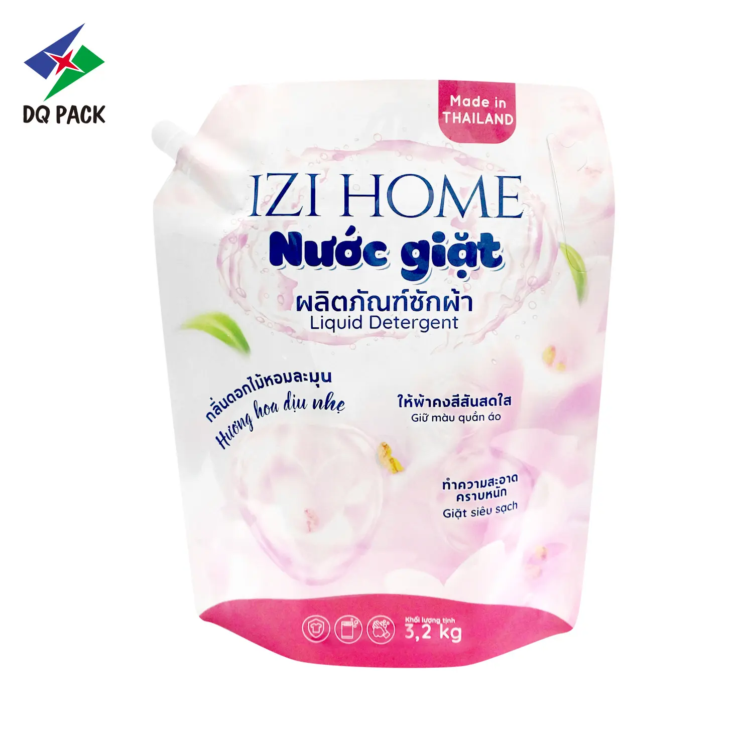 Custom Laundry Detergent Bag , Liquid Pouch Manufacturer | DQ PACK