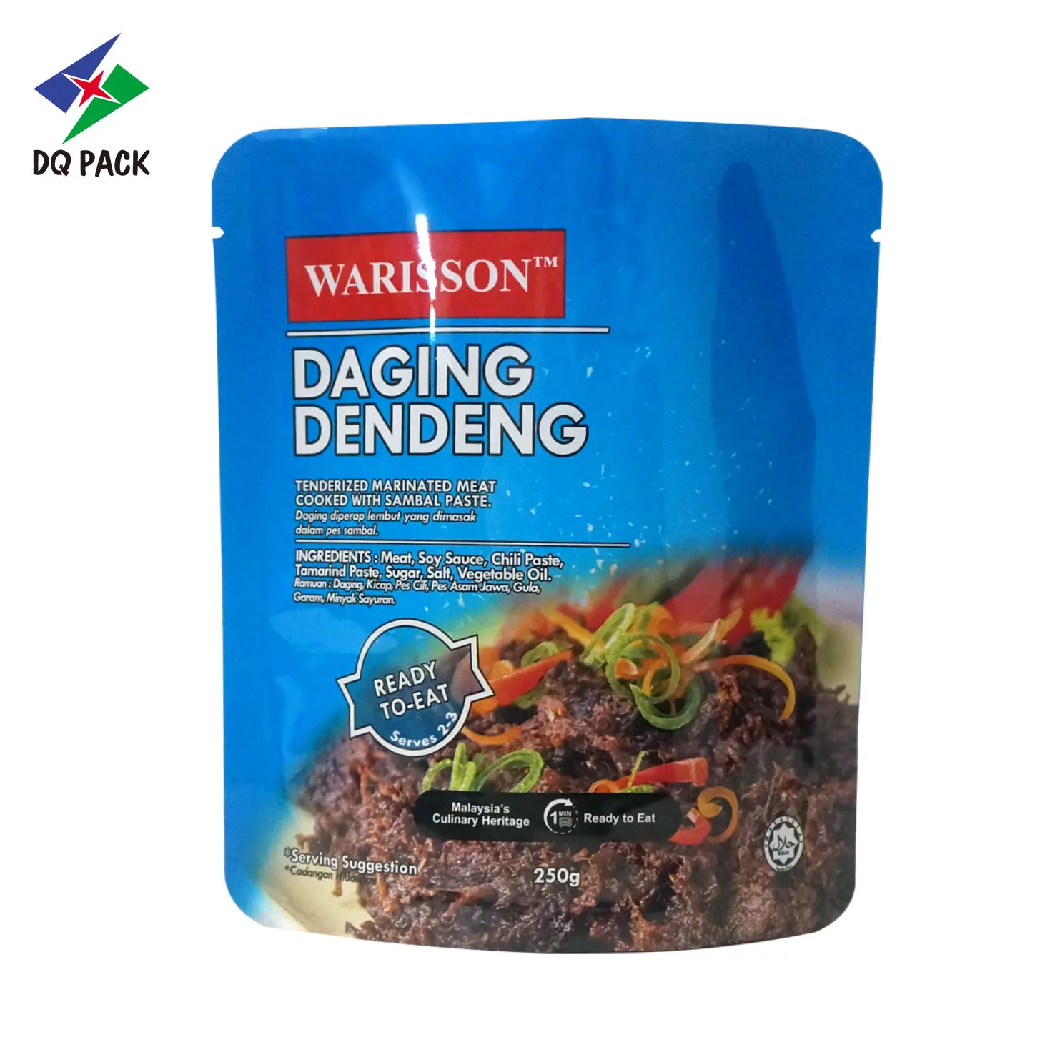 Custom Meat Packaging Bags Wholesale Ready Meals Packaging