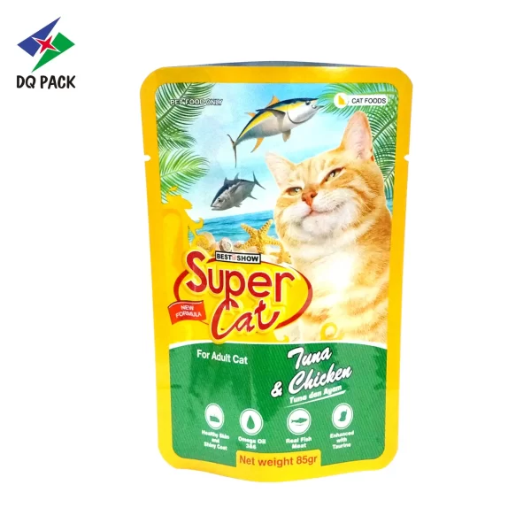 Wholesale Wet Cat Food Packaging , Custom Retort Pouch | DQ PACK