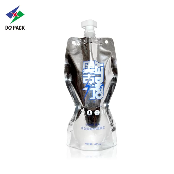 Custom Drinking Water Bag Wholesale Spout Stand Up Pouches