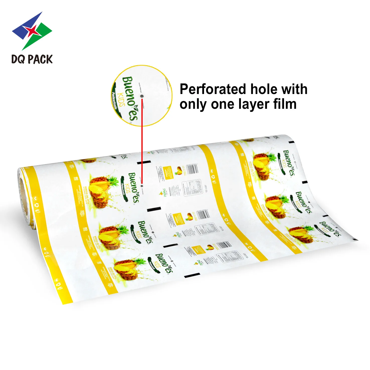 AL Printed Roll Stock for Custom Beverage Packaging - DQ PACK